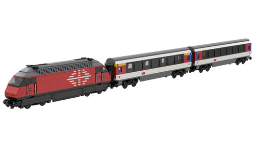 SBB InterCity-Schnellzug Set | Mobabricks