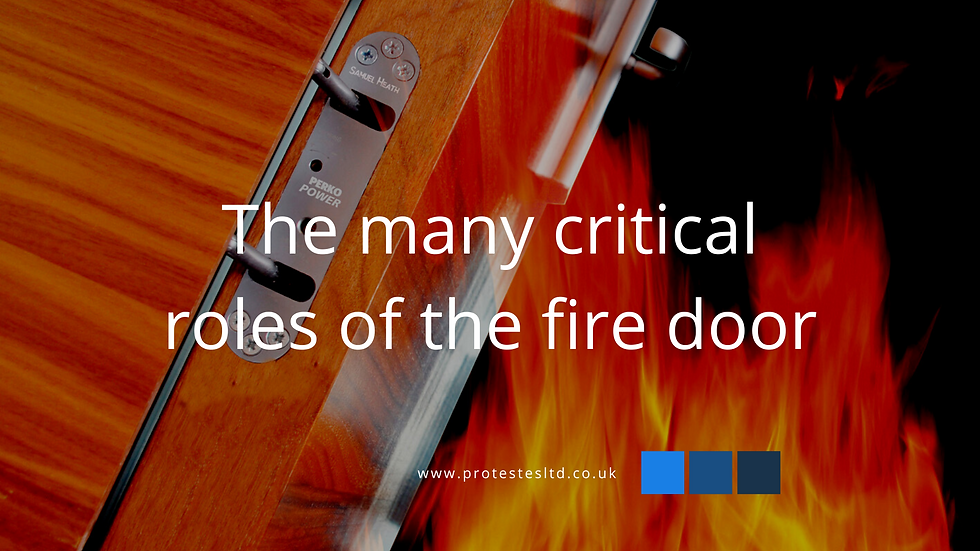 The many critical roles of the fire door