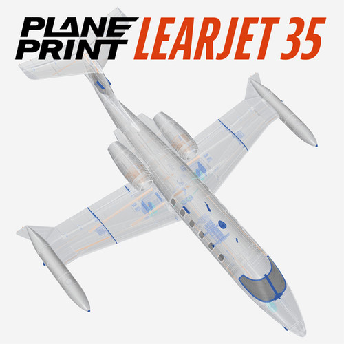PLANEPRINT LEARJET 35 | Planeprint