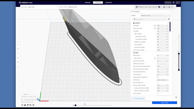 Profile P3 Z-Seam alignment for plane wings