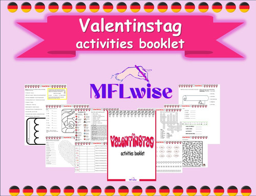 Valentinstag activities booklet | MFLwise