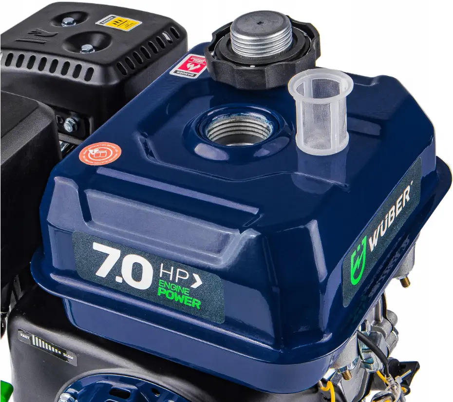 Двигун внутрішнього згоряння 7кВт 20мм WUBER (Польща) | TechnoShop-NV