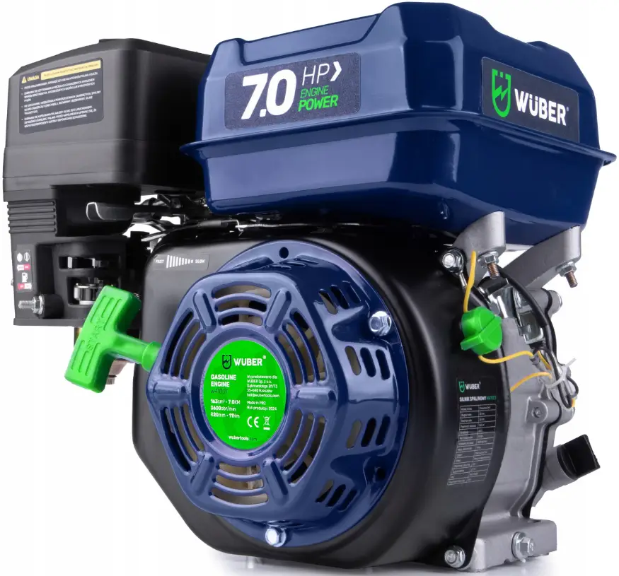 Двигун внутрішнього згоряння 7кВт 20мм WUBER (Польща) | TechnoShop-NV