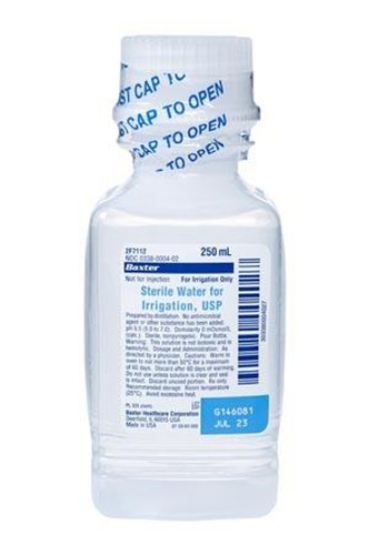 Sterile Water for Irrigation Solution 24x250ml Bottles 2F7112 | Prime ...