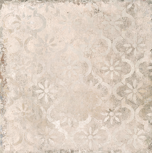 Ruben Clear Stencil External Porcelain Tile | Foras