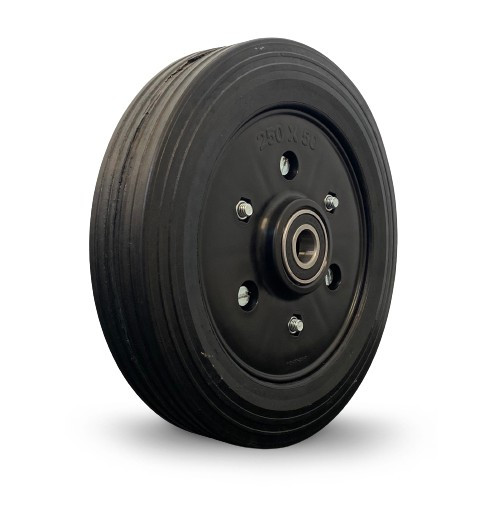Split Rim Rubber Trolley Wheels | Rybro Castors