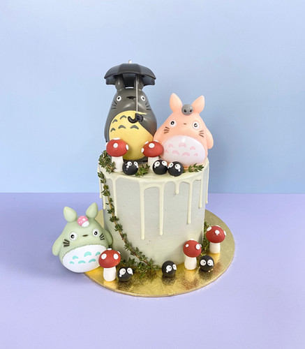 Totoro & Soot Sprites Cake | Cake Genie Home
