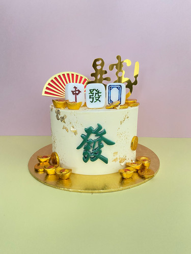 Huat Mahjong Longevity Cake | Cake Genie Home