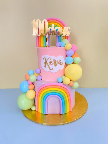 Rainbow Bubbles Cake | Cake Genie Home