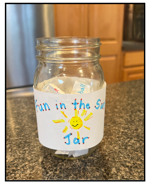 a summer fave! fun in the sun activities jar!