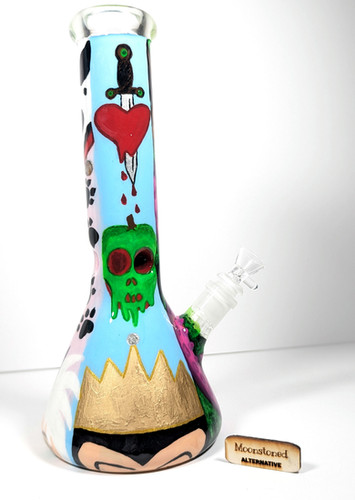 "Villain Queen Era" 12" Beaker Bong | MoonstonedAlt
