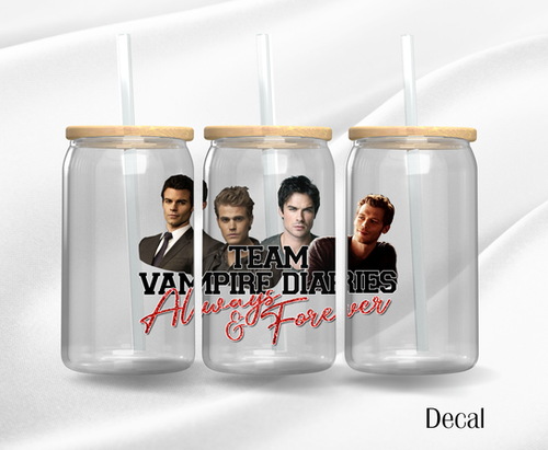 Team Vampire Diaries - Premium UV DTF DECAL | BOSS Babe Wholesale