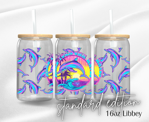 16oz Libbey UV DTF Wrap - Make Your Own Wave | BOSS Babe Wholesale