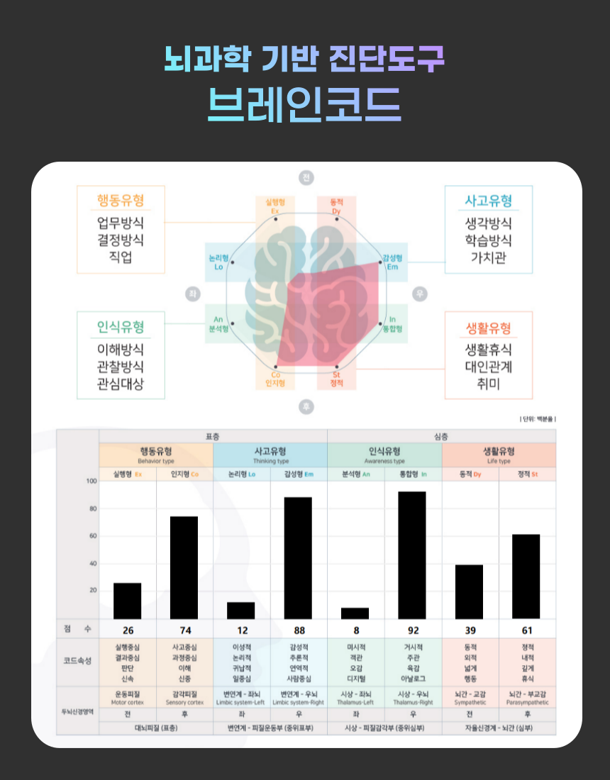 두뇌기반 강점진단 브레인코드 체험워크숍