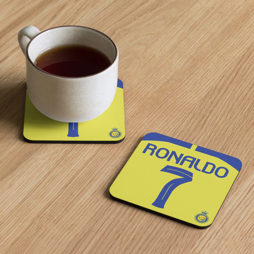Cork-back coaster Cristiano Ronaldo Al Nassr | Run Forest