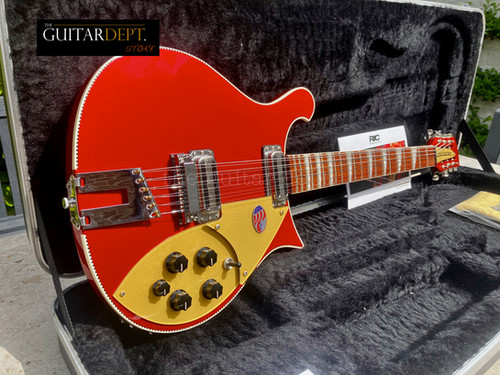 ♚SUBLIME♚MEGA RARE!♚RICKENBACKER 660-12 String♚RUBY METALLIC !♚7.6k ...