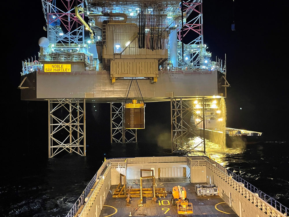 CAN installation from Jack Up rig