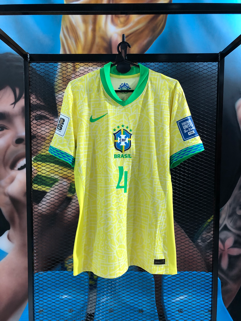 Camiseta de Brasil 2024/25 de juego #4 Marquinhos | Area Nueve