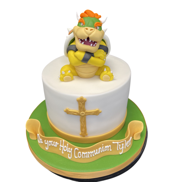 Custom Bowser Communion Cake Bespoke Birthday Celebration Cake UK ...