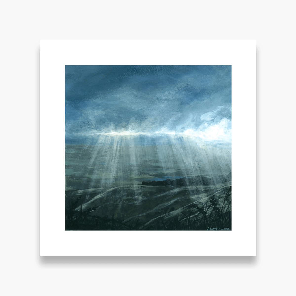 Shimmering Light Print | home