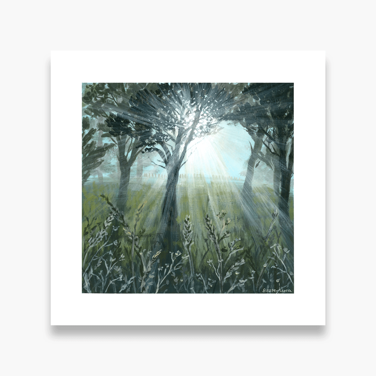 Leafy Light Print | home