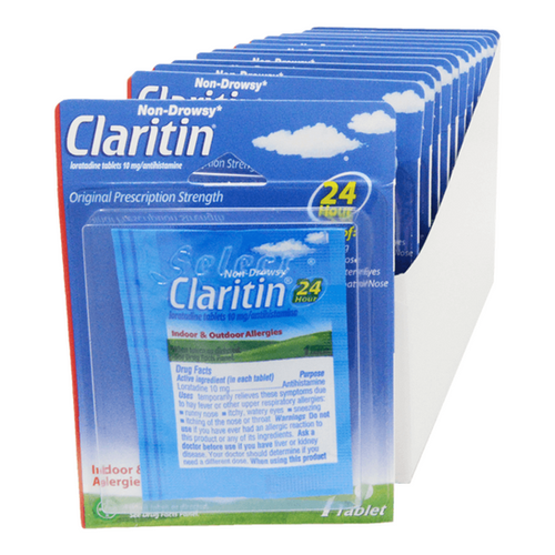Claritin 24 Hour Convenient On The Go Tablets Allergy Medicine Non ...