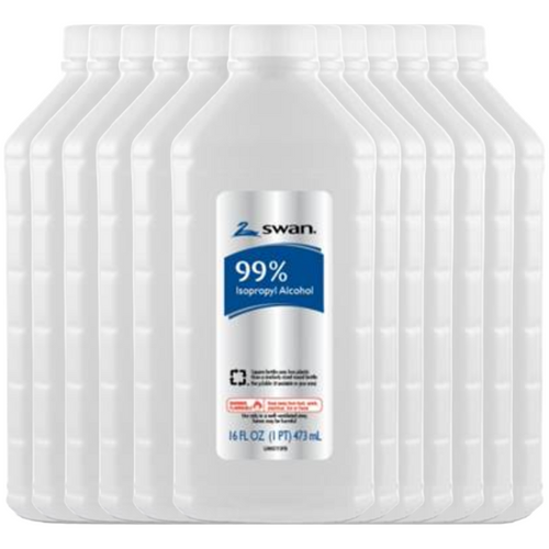 Swan Wellness Isopropyl Rubbing 99% Alcohol 16 Oz. BOX Of 12 | Ferguson ...