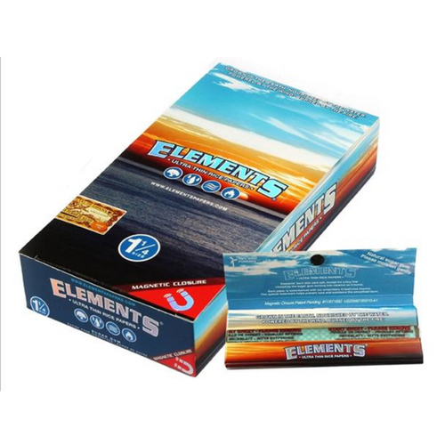 ELEMENTS Ultra Thin Rice Paper Size 1-1/4 (25 Packs) | Ferguson Distributor