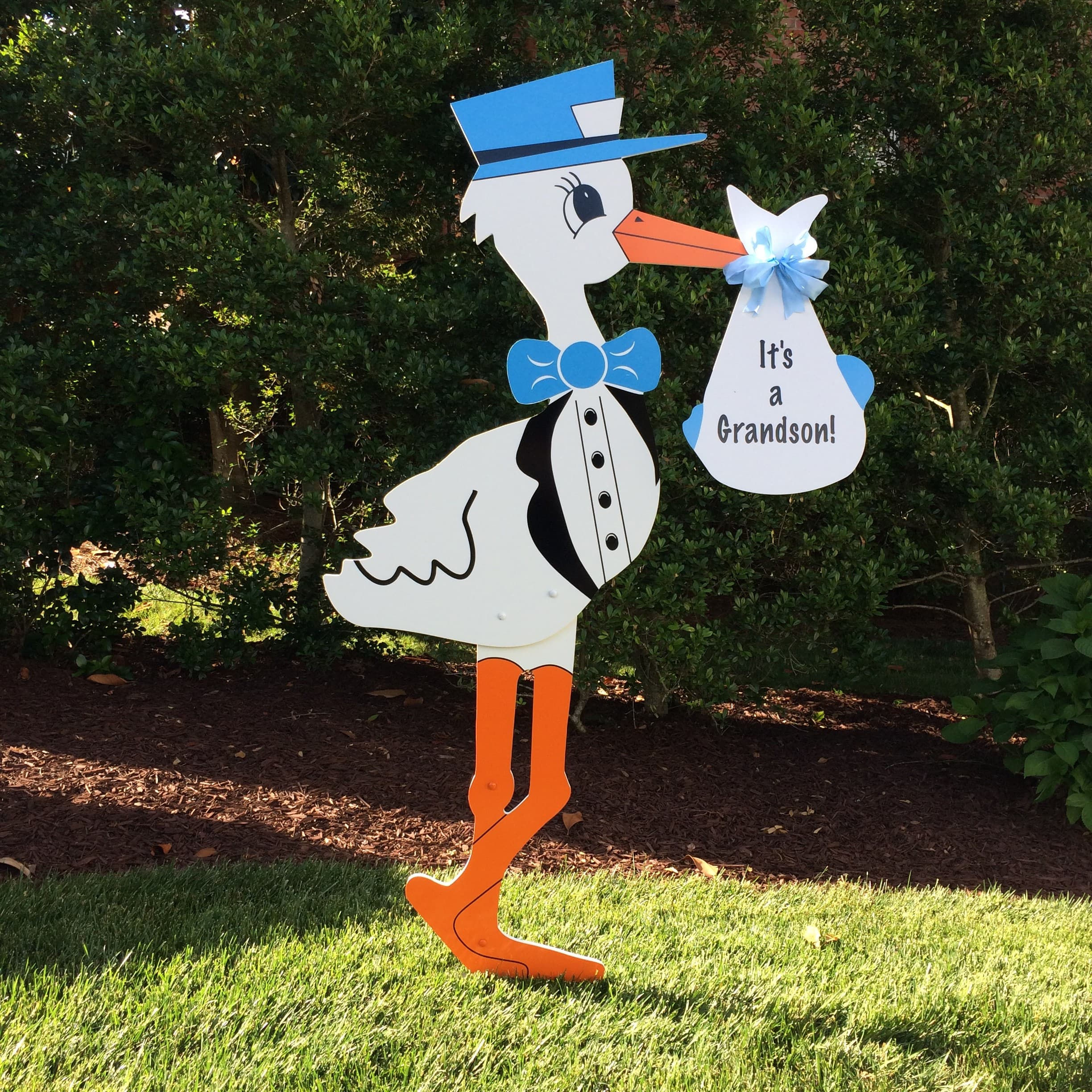Blue Stork Boy | BABY SIGNS
