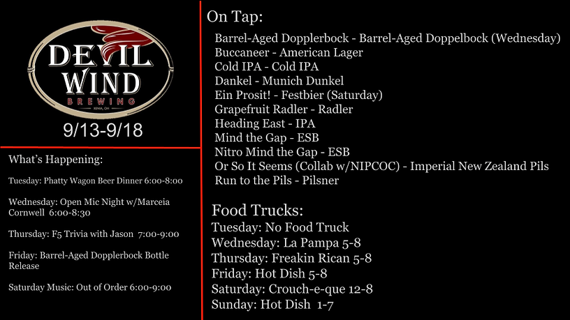 Devil Wind Brewing | Xenia Craft Beer Brewery | United States
