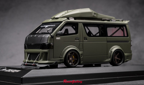 Toyota Hiace MPV D550 Green | Dieharddiecast