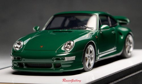 Porsche 911 (993) Turbo S Ruf Wheels 1996 Deep Green | Dieharddiecast