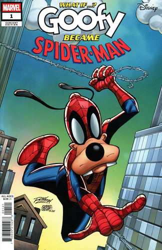 Marvel & Disney What If Goofy Became Spider-Man #1 (One Shot) Cover B ...
