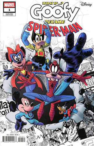 Marvel & Disney What If Goofy Became Spider-Man #1 (One Shot) Cover E ...