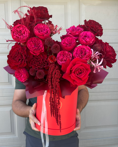 Flower box “All in Red” | KVITKAFA