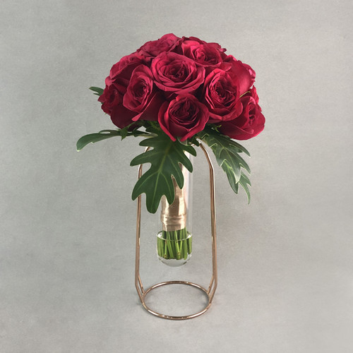 Classic Red Roses Bridal Bouquet | Luxe Florist | Wedding Bouquet
