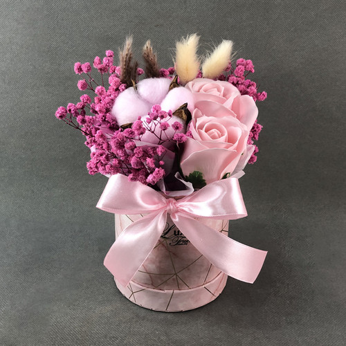Fragrance Rose Soap and Preserved Flower Box | Luxe Florist