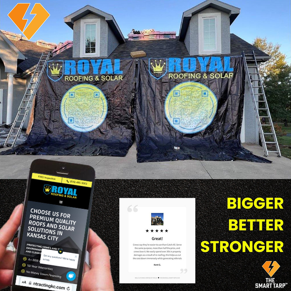 Elevate Your Roofing Business: Why Smart Tarps Are a Game Changer