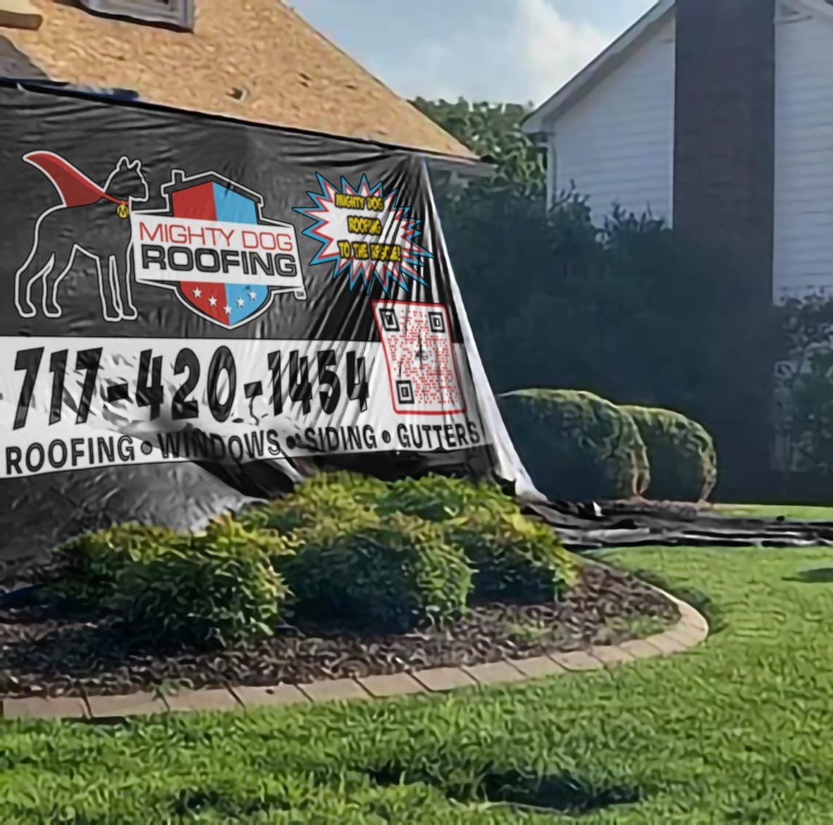The Smart Tarp | Custom Printed Roofing Tarps