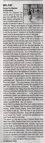 99% Fat - Album review | Australian Ska Archi
