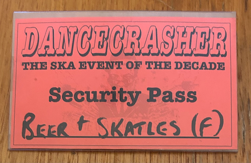 DANCECRASHER SECURITY PASS | Australian Ska Archi
