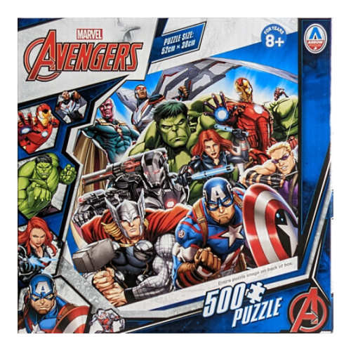 Marvel Avengers 500 Piece Jigsaw Puzzle | Collect all Games