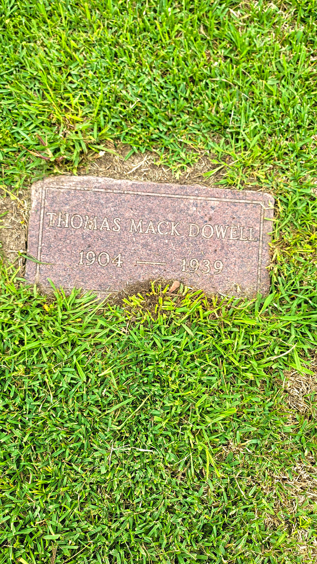 Dowell, Thomas Mack - Crown Hill Cemetery Association