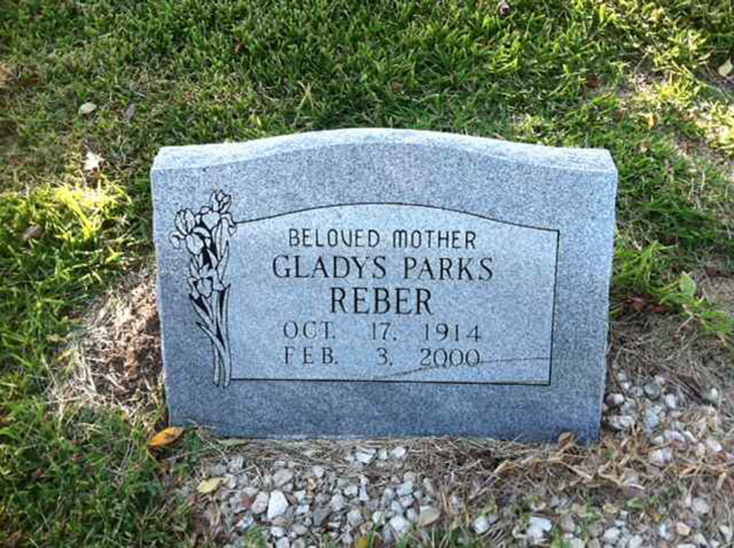 Parks, Gladys Angeline Reber - Crown Hill Cemetery Association