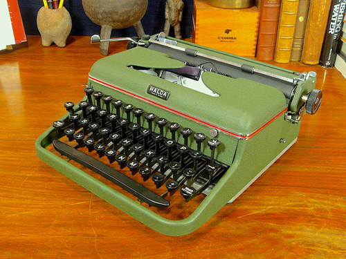 Halda Model P typewriter 1955 | Acme Type Machines