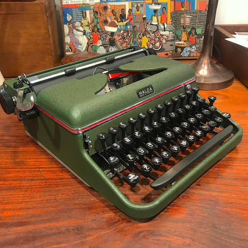 RESERVED! 1952 Halda Model "P" Typewriter | Acme Type Machines