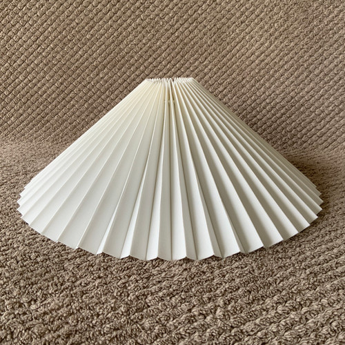 Clip on shade: Natural/off white linen, pleated lampshade, available in ...