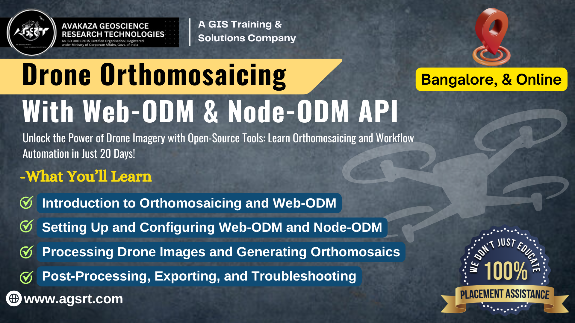 Orthomosaicing with Web-ODM & Node-ODM API: 20-Day Hands-On Training ...