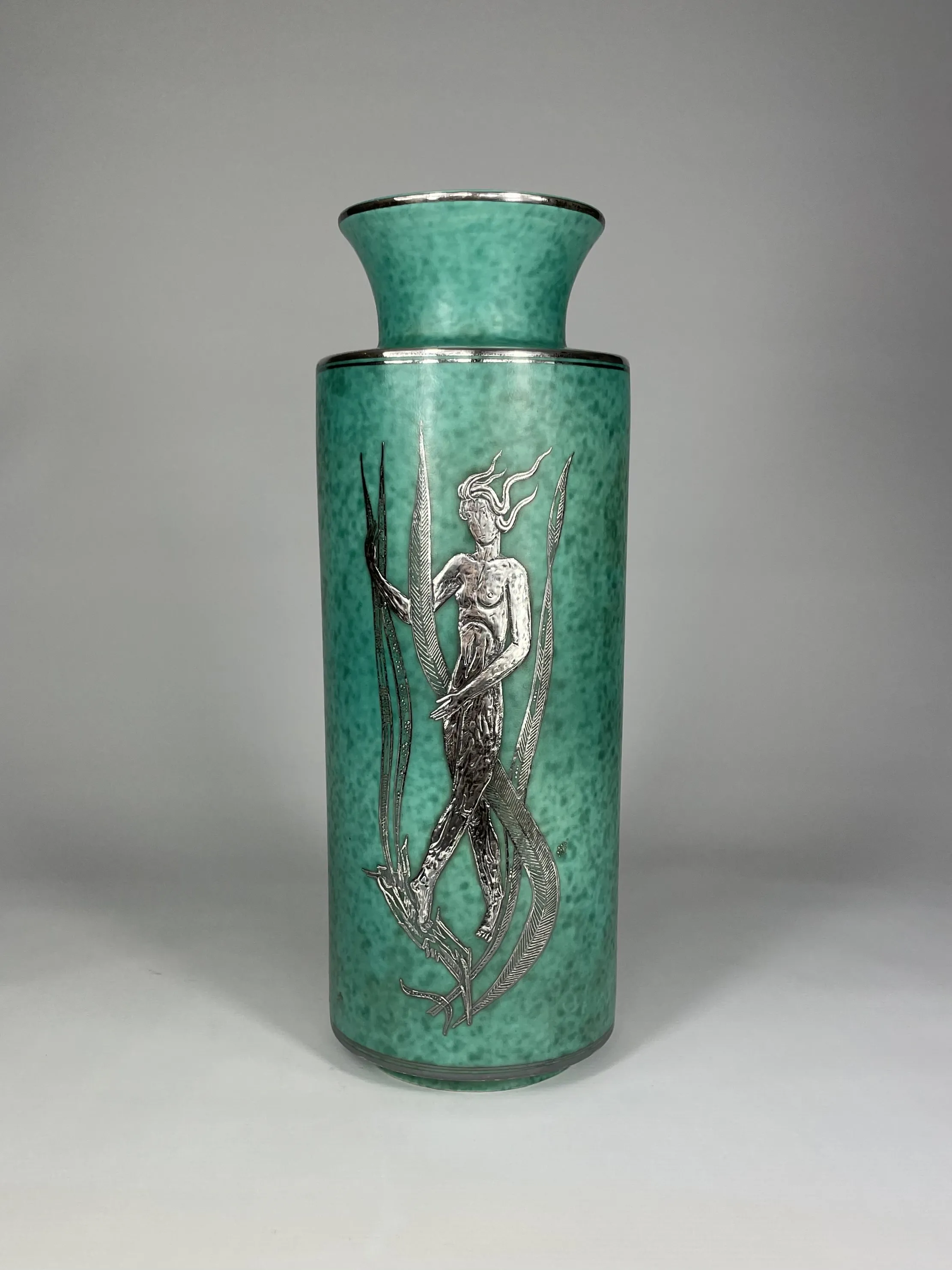 ARGENTA VASE by WILHELM KAGE for GUSTAVSBERG | Andy Maule Antiques