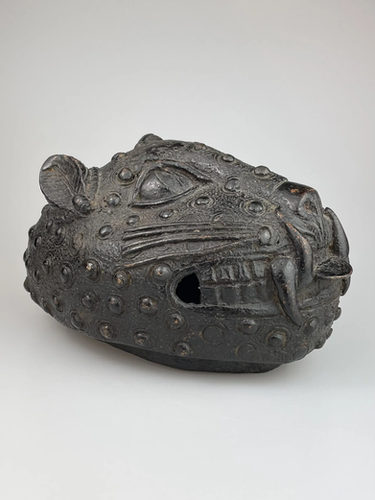 BENIN LEOPARD HEAD | Andy Maule Antiques